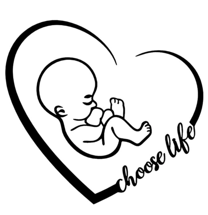 Choose Life Car Decal - The Founders Tradin Post