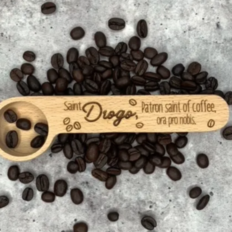 Saint Drogo Wooden Coffee Scoop - The Founders Tradin Post
